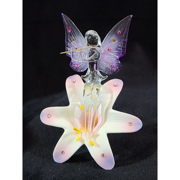 Glass Baron | Art | Glass Baron Hand Blown Glass Purple Fairy Like New ...